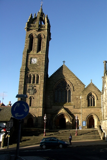 Peebles Old Parish Church Peebles - The Royal Burgh - County Town of ...
